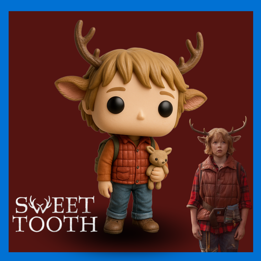 🦷 Sweet Tooth (Netflix)・ STL File for 3D printing・Cults