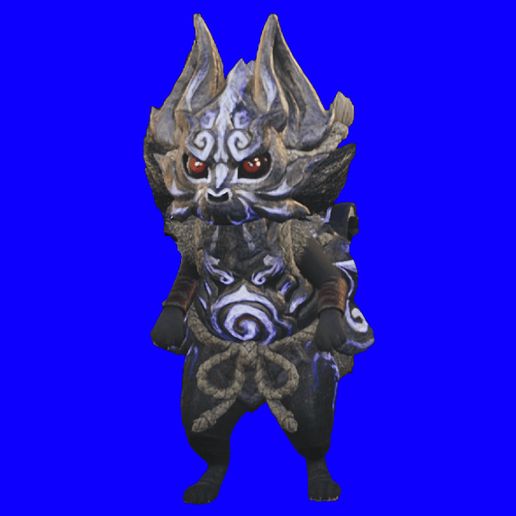 👹 Felyne G Ebony Alpha Set - Monster Hunter・ STL File for 3D printing・Cults