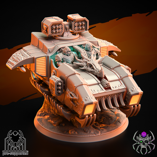 🔥 Flame Lizards Hover Speeder (BuildKit)・ 3D File for 3D printing・Cults