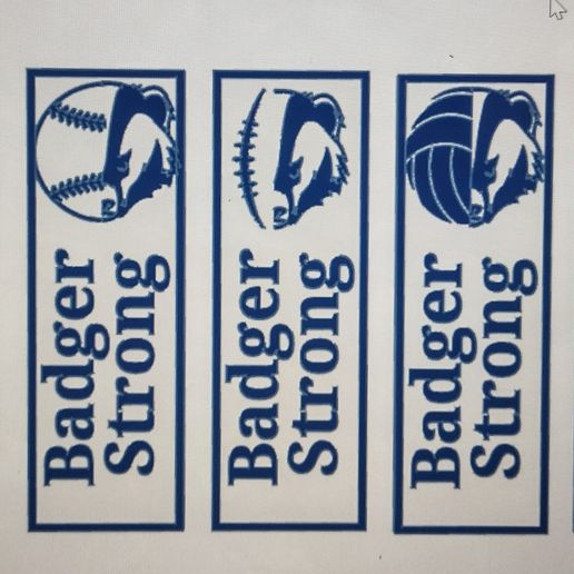 3D file Commercial License Badger Bookmark Set of 8 🦡 ・3D printer model ...