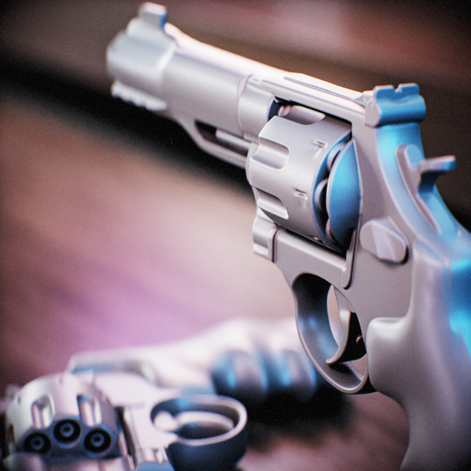 🎲 R8 Revolver - Smith & Wesson Model 327 Performance Center M&P R8・ STL ...