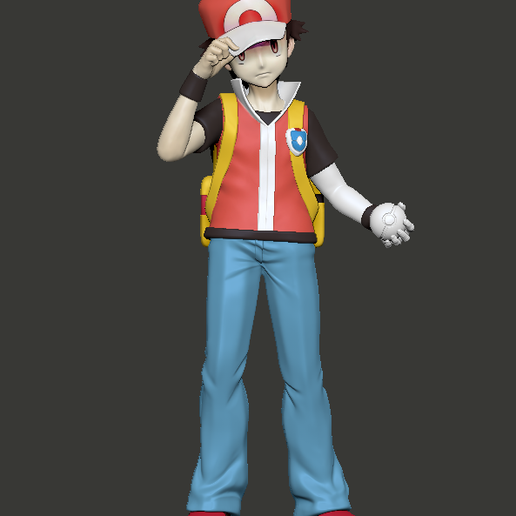 OBJ file Red [Pokemon] 🐉 ・3D printer design to download・Cults