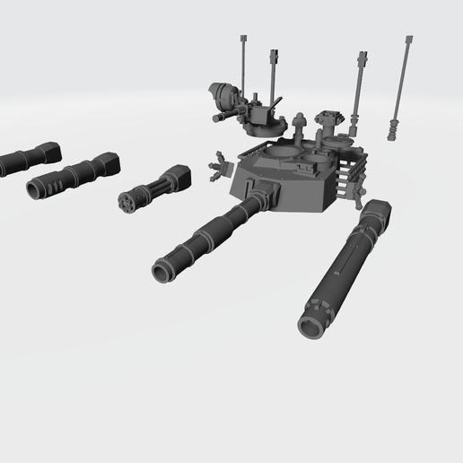 🪖 Grim ZTZ-98 Main Battle Tank・Free 3D File for 3D printing・Cults