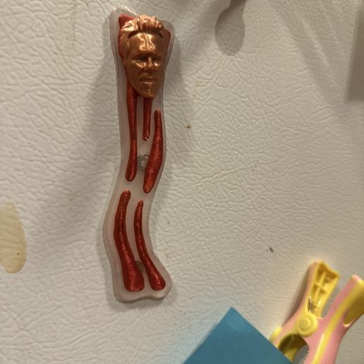 🥓 Kevin Bacon - magnet bacon, 3 color NO AMS・Free STL File for 3D ...