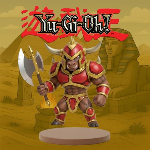 🐂 Yu-Gi-Oh! Battle Ox・ STL File for 3D printing・Cults