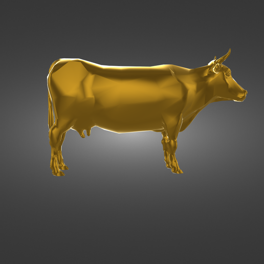 STL file Cow 🐄 ・3D printer design to download・Cults