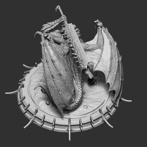 🔥 Balrog of Morgoth・ STL File for 3D printing・Cults