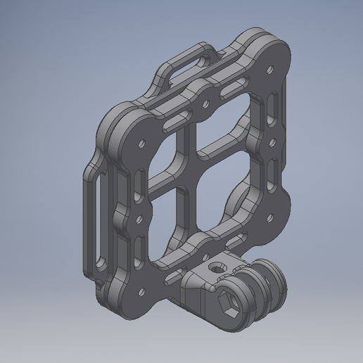 STL file GoPro Magnetic Chest Mount 🧲 ・3D printable model to download・Cults