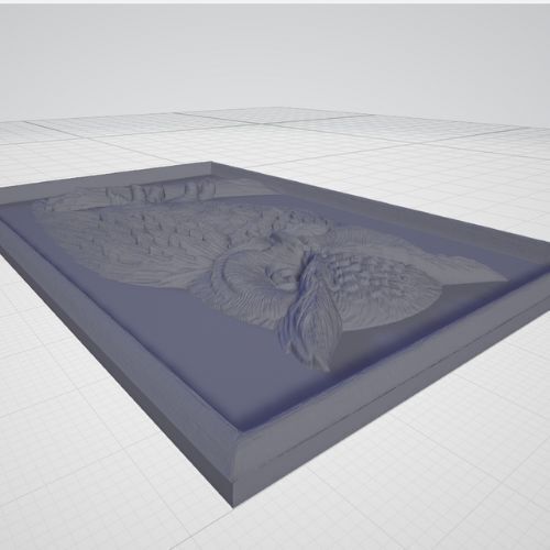 🦉 Majestic Owl 3D Model for CNC – Detailed STL File・ STL File for 3D ...