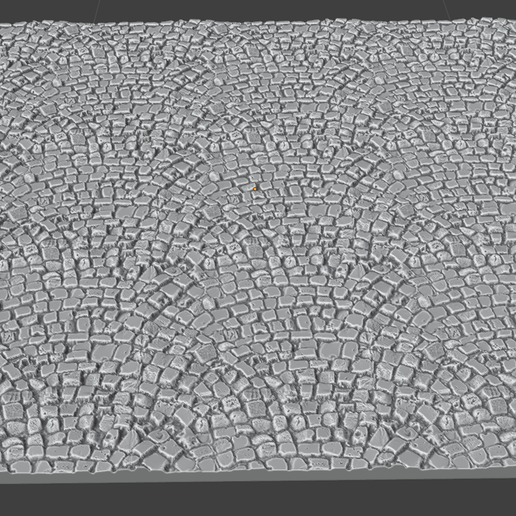 🔨 150mm texture plate - cobblestone・ STL File for 3D printing・Cults