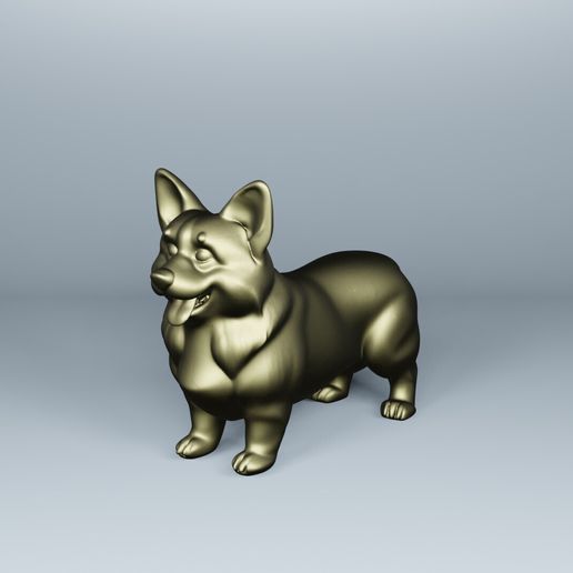 Fichier STL Adorable Welsh Corgi 3D Printable STL – Perfect for Dog ...