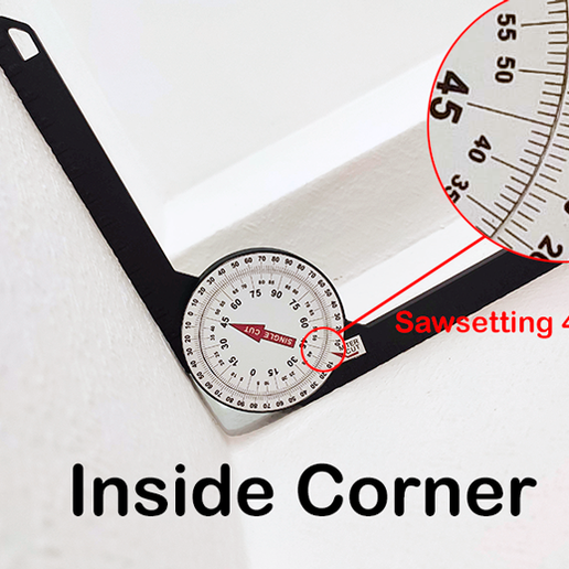🪚 Miter Saw Protractor・Free STL File for 3D printing and CNC machining ...