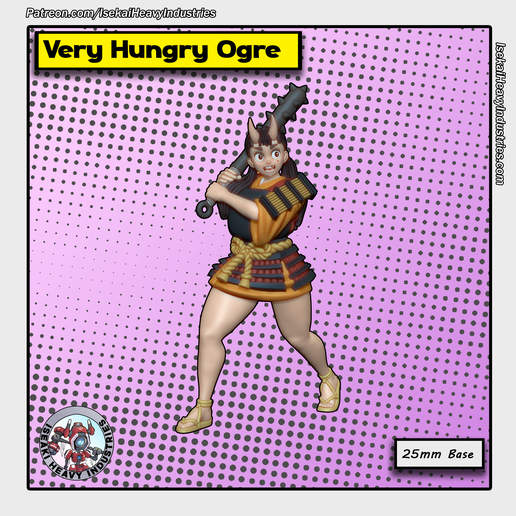 👹 Very Hungry Ogre・ 3D File for 3D printing・Cults