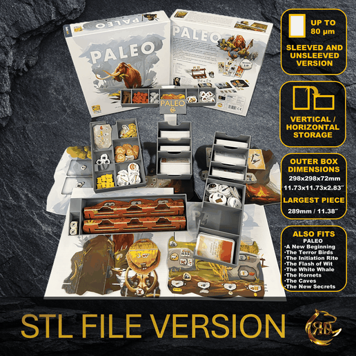 🆕 Paleo + A new Beginning + Cards Expansions・ 3D File for 3D printing・Cults