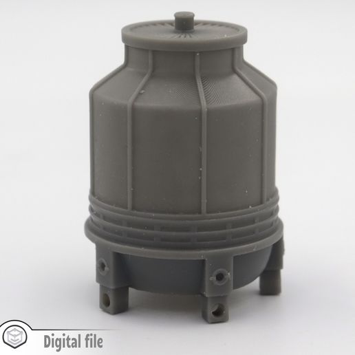 🚆 HO Rooftop Cooling tower train model・ 3D File for 3D printing・Cults