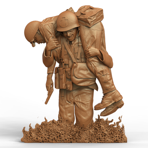 3D file 3D Model STL File for CNC Router Laser & 3D Printer 1583 Army ...