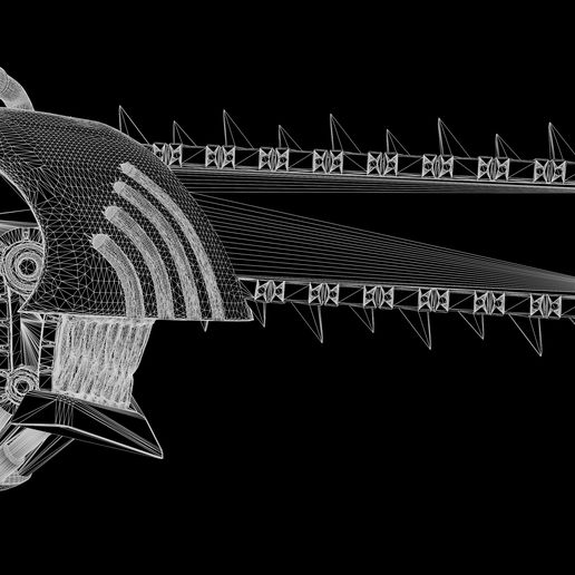 🪚 Chainsaw Man head Low-poly 3D model・ OBJ File for 3D printing・Cults