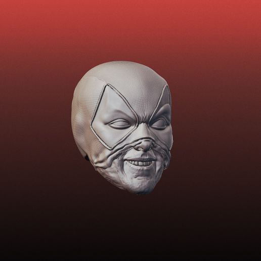🦸 Deadpool half mask Ryan Reynolds・ STL File for 3D printing・Cults