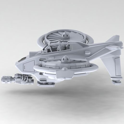 🛰 Tofty's Space Dwarf Kestrel Gyrocopter・Free STL File for 3D printing ...