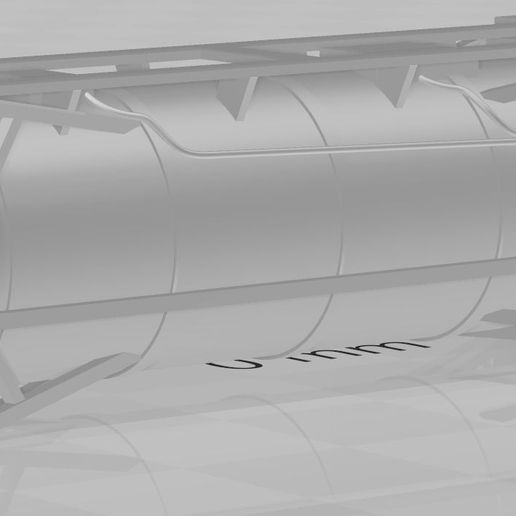 🇯🇵 JAPAN RAIL JRF 24 FOOT Tank Container N SCALE 1:160・ STL File for ・Cults
