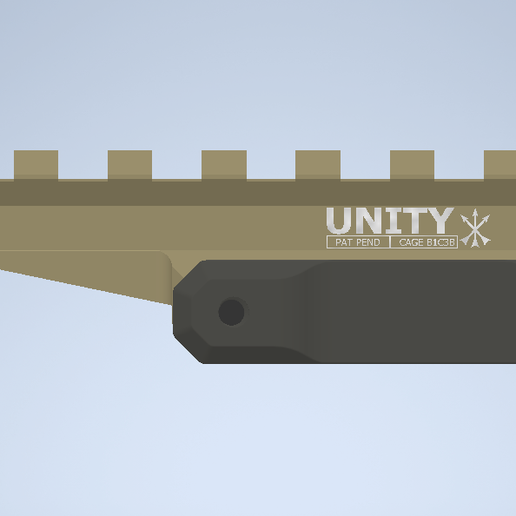 🔫 Unity FAST Riser Mount・ STL File for 3D printing・Cults