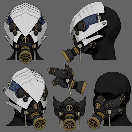 🎭 Tamsy Full Mask _Gachiakuta・ 3D File for 3D printing・Cults