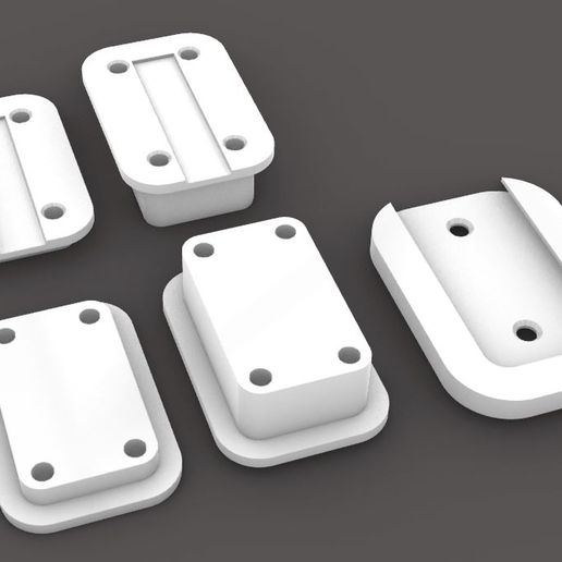 💪 Strong Small Sliding Wall Mounting - bracket / Mount / Hanger・ STL ...