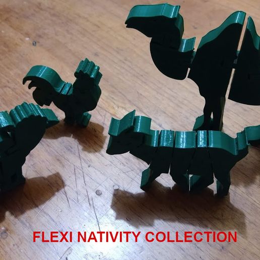 🐐 Flexi Goat - Nativity Collection - Goat・ STL File for 3D printing・Cults