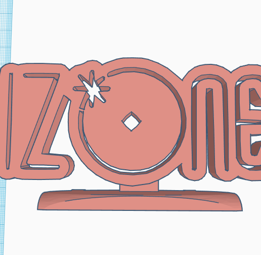 Archivo STL Iz*One Izone Kpop Logo Display Ornament 👾 ・Diseño ...