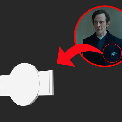 📛 Imperial senate security Badge ( Andor )・Free STL File for 3D ...