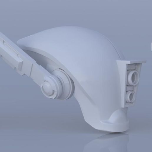 🪖 TAU HELMET- XENO EMPIRE・Fichier STL pour Impression 3D・Cults