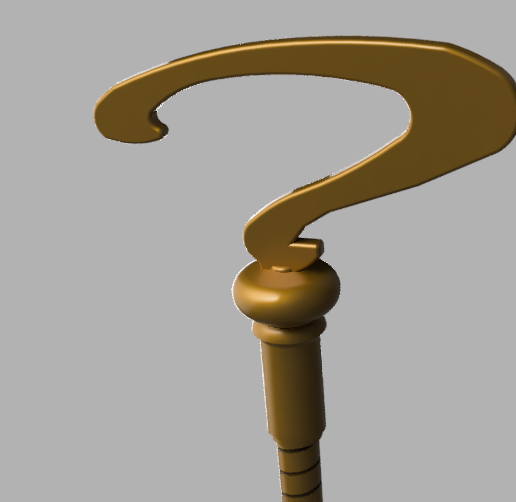 🦯 Batman Forever Riddler Cane 1:1 Scale・ STL File for ・Cults