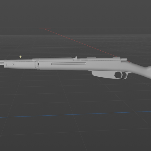 🤌 Italian "Carcano" M38 rifle digital model material・ OBJ File for 3D ...
