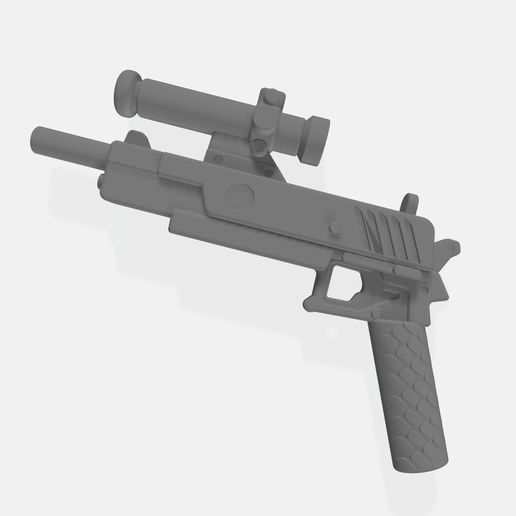 OBJ file GI JOE Vintage 1989 DOGFIGHT Gun 🔫 ・3D printing idea to ...