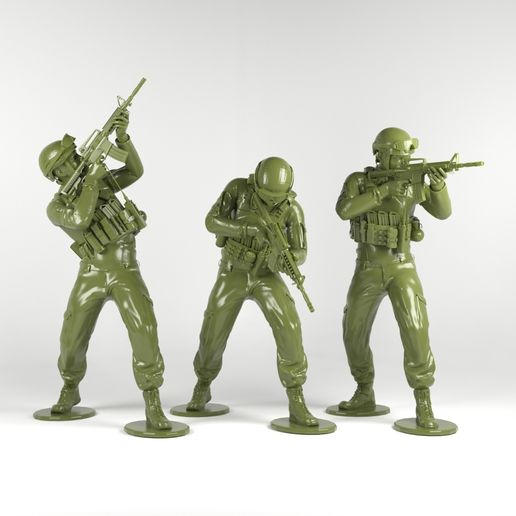 🔫 Toy soldiers "No. 1" kit・ STL File for 3D printing・Cults