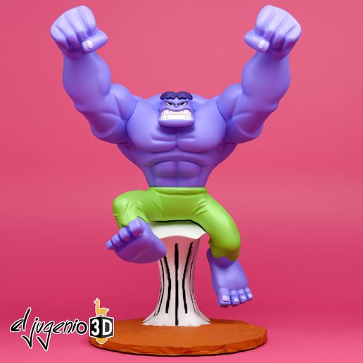 3D file EL INCREIBLE GIGANTON / THE INCREDIBLE KRUNK FAN ART - EL ...