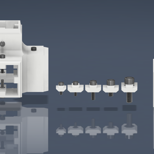 STL file 2020 3030 Profile Extrusion Fasteners and T-Nuts 🔩 ・3D ...
