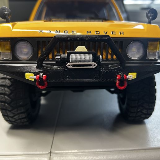 💂 MN 168 bumper brush guard winch・ STL File for 3D printing・Cults