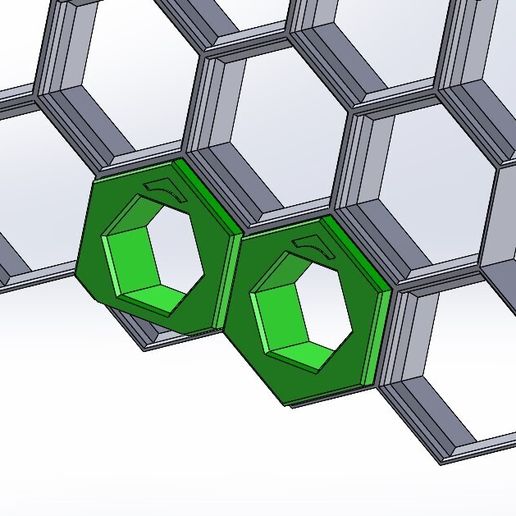 🕳️ HSW Rotated Insert with 13.5mm Hex Hole, 2 print positions, STEP ...