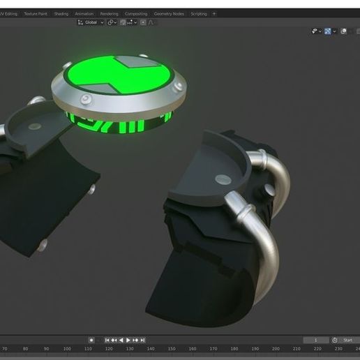 Free STL file ben 10 race against time omnitrix・Design to download and 3D print・Cults