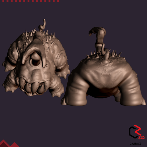 STL file Vexclaw Tibia Creature 👹 ・3D printable model to download・Cults