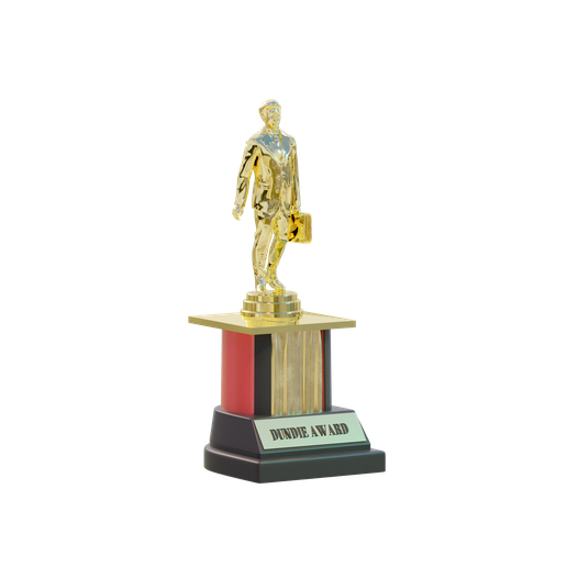 🏢 The Office Dundie Award・Free STL File for 3D printing・Cults