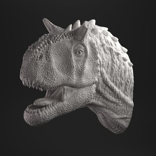 🦖 Carnotaurus head・ 3D File for ・Cults