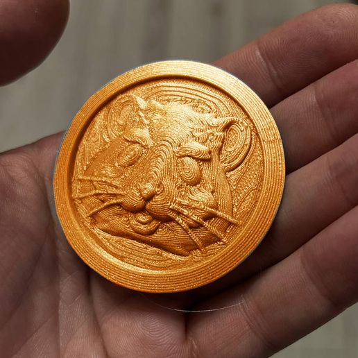 STL file HAMSTER KOMBAT Coin - Limited Edition Collection 🐹 ・Model to ...