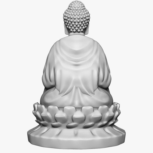 🪷 Buddha・Free OBJ File for 3D printing and CNC machining - Laser ...