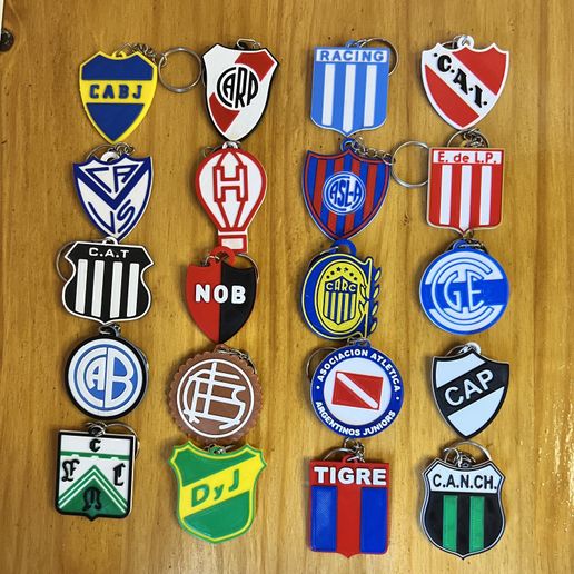 ⚽ Argentine soccer keychains Afa - Shields・ STL File for 3D printing・Cults