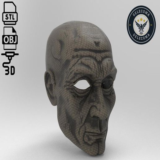 🎨 Plaster Mask 3D Print Model・ 3D File for 3D printing・Cults