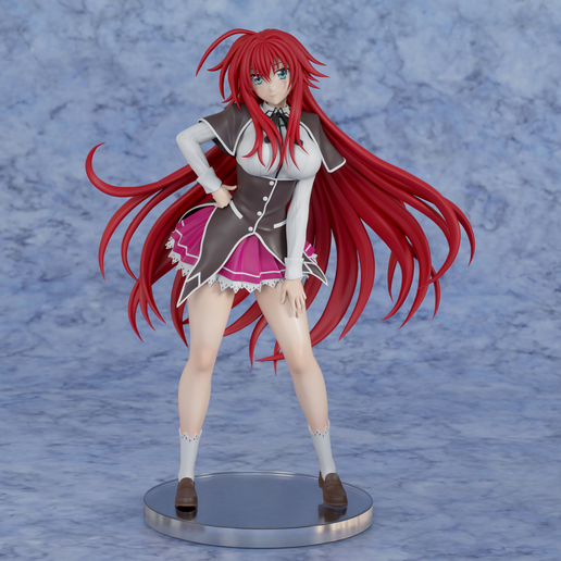 💬 Rias Gremory Figure・ STL File for 3D printing・Cults