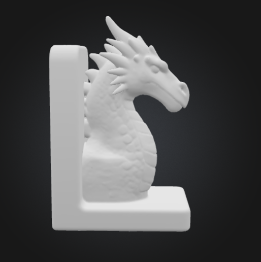 🐉 Dragon book stopper・ STL File for 3D printing・Cults