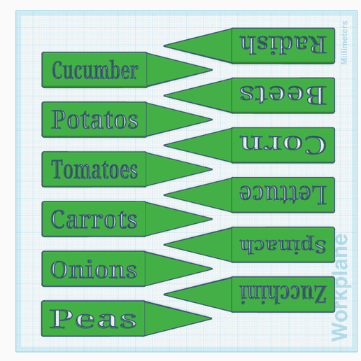 🌿 Vegetable Garden Labels – 3D Printable Plant Markers Set (12 Premade ...